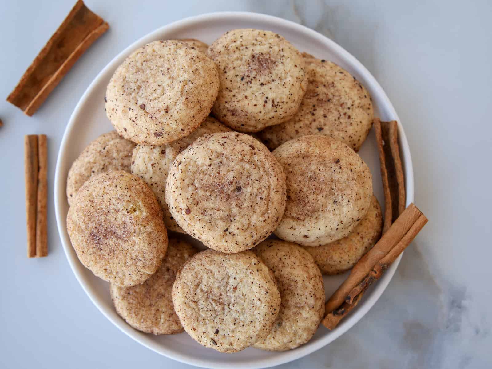 Chewy Cinnamon Sugar Cookies