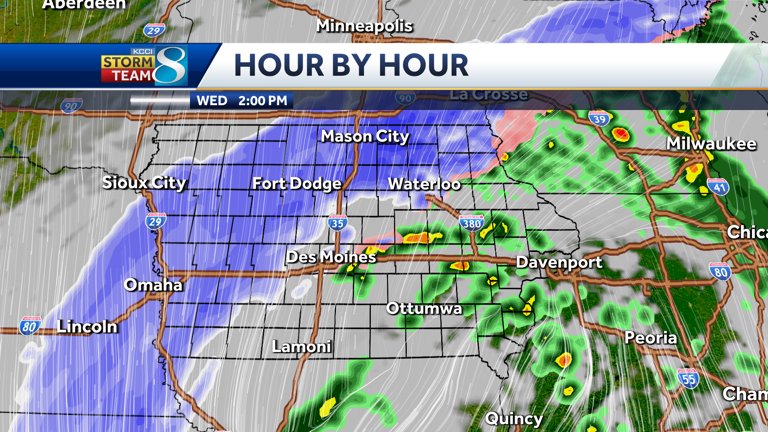 Iowa weather: Recapping Wednesday's winter weather