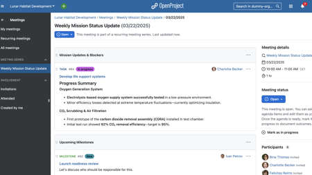 Alternative für MS Project? OpenProject 15.4 plant Arbeitspakete automatisch