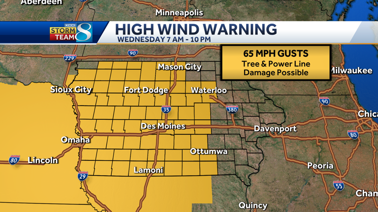 Iowa weather: Recapping Wednesday's winter weather