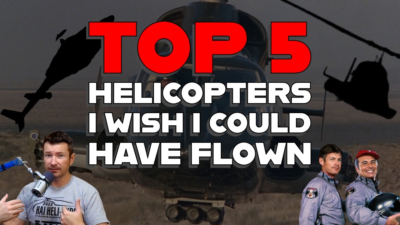 The Top FIVE Military Helicopters I WISH I Could've FLOWN