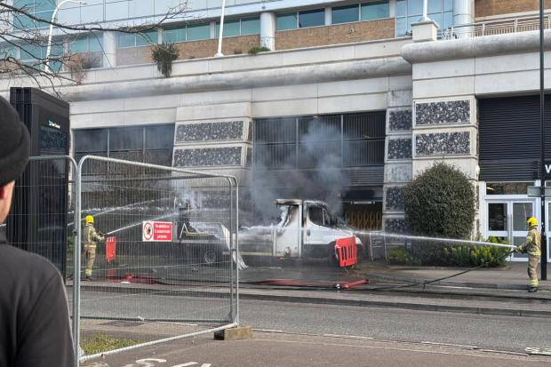 Eye-witnesses reveal moment they saw van explode outside Westquay