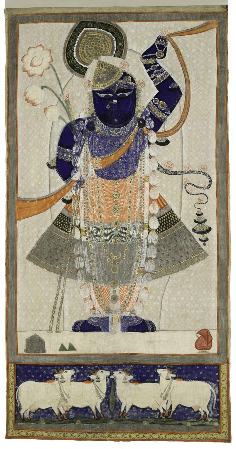 See These Newly Restored Massive Paintings Devoted to a Hindu God