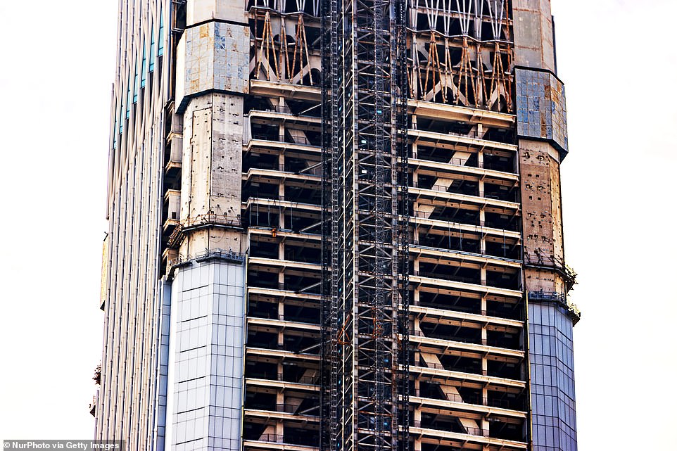 The world's tallest abandoned building left unfinished and abandoned