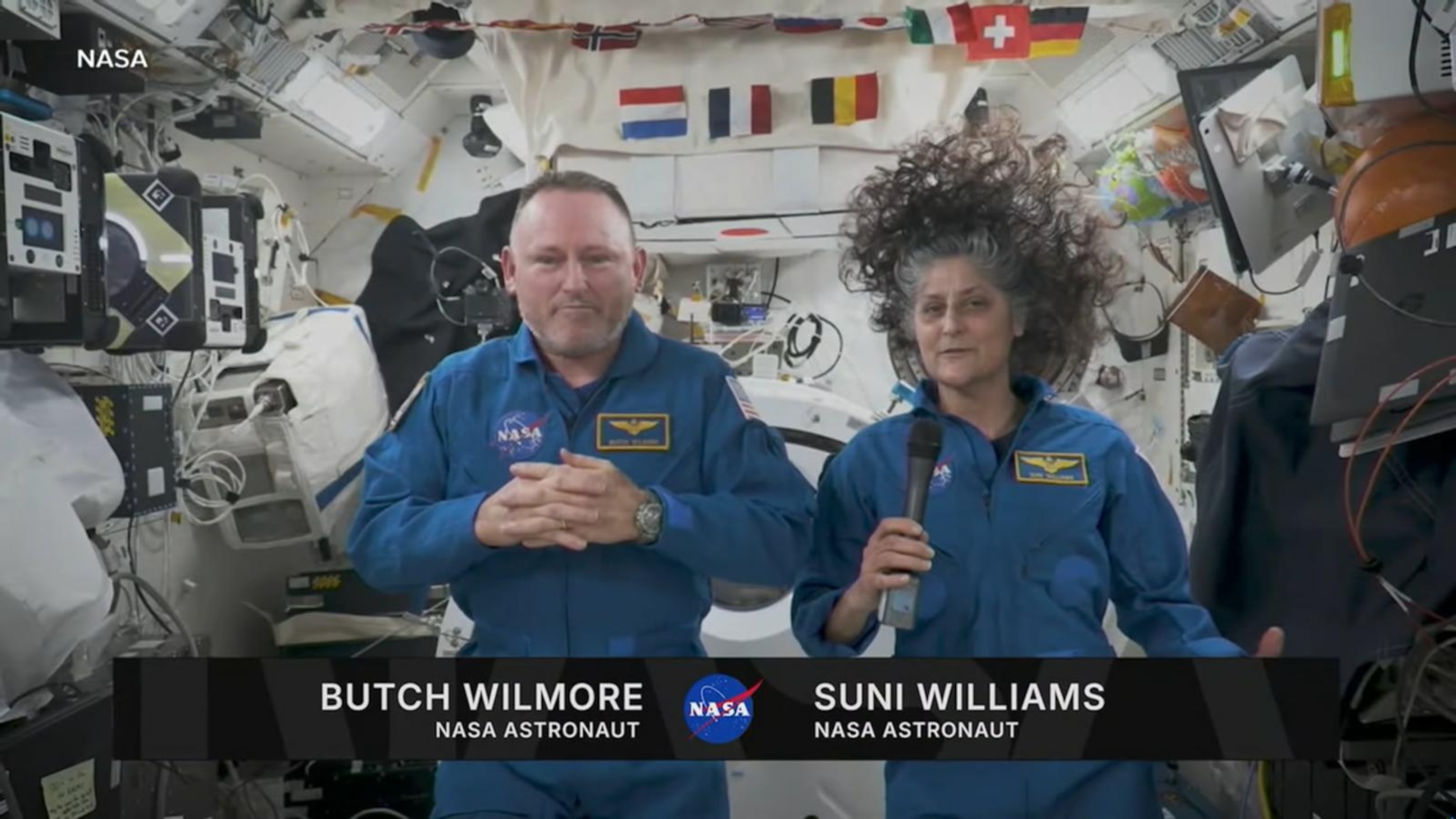 NASA astronauts return to earth after 9-month ISS stay