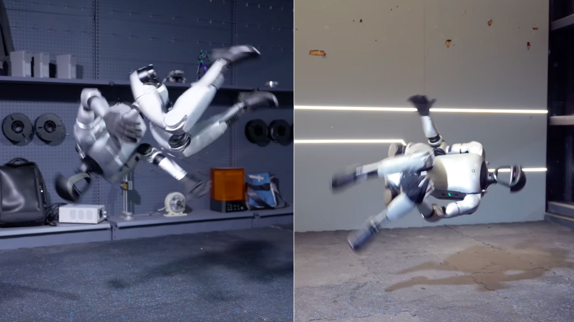 Video: World-first side-flipping humanoid robot unleashed by China’s ...