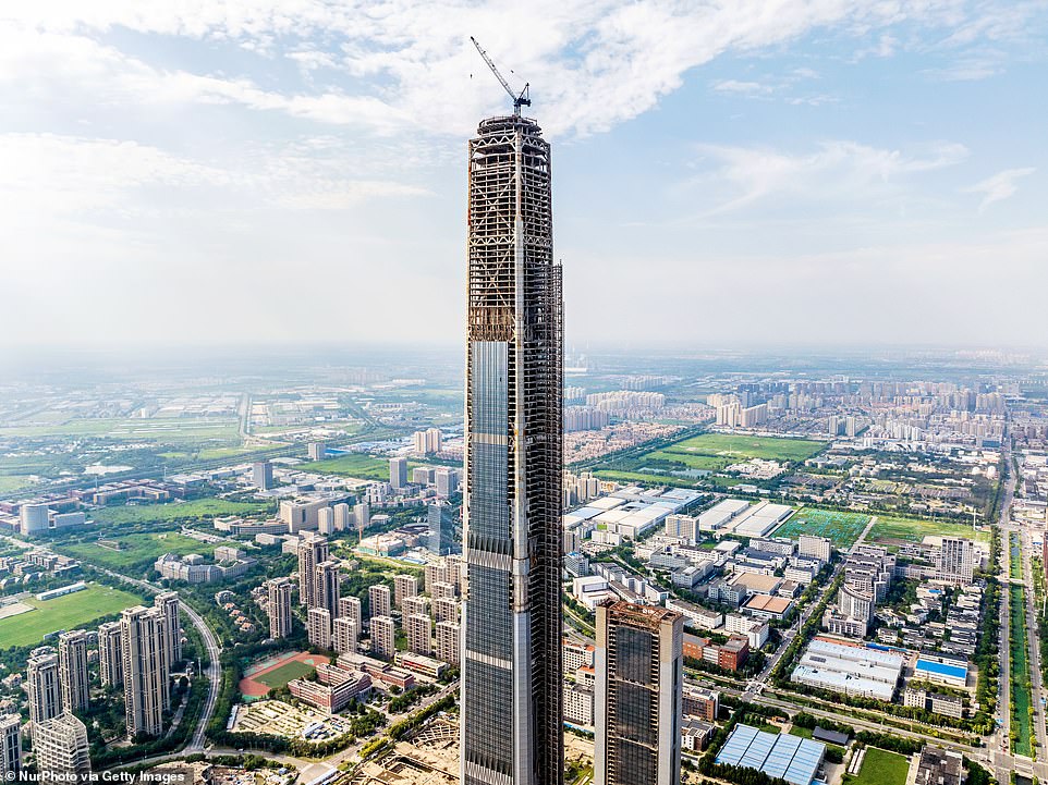 The world's tallest abandoned building left unfinished and abandoned
