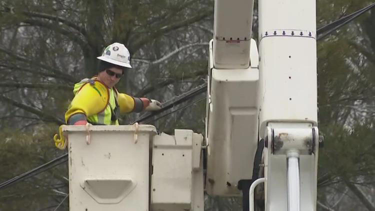 Hundreds of Consumers Energy crews working to restore power Tuesday