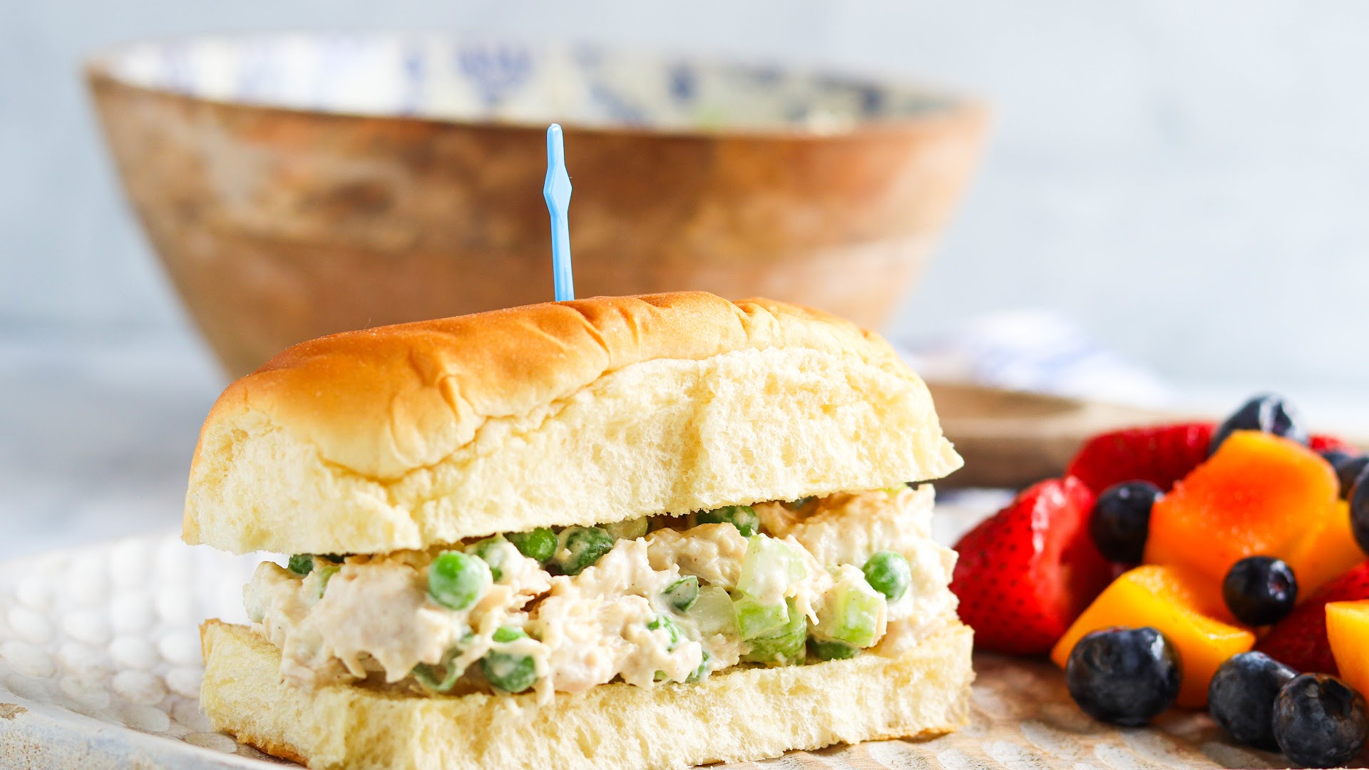 Letting The Chicken Salad Marinate Overnight Helps To Bring Out All The ...