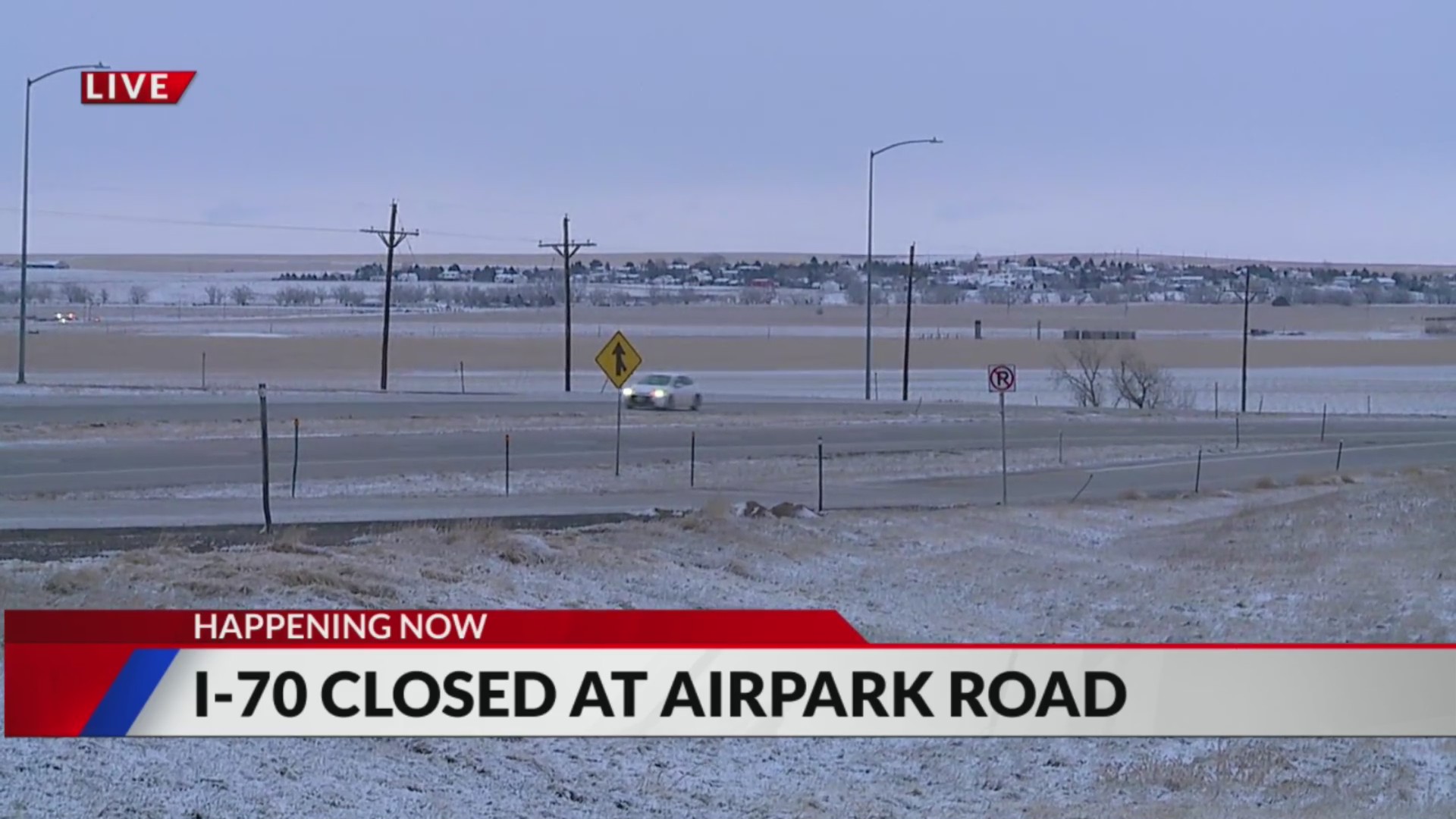 I-70 closed at Airpark Road