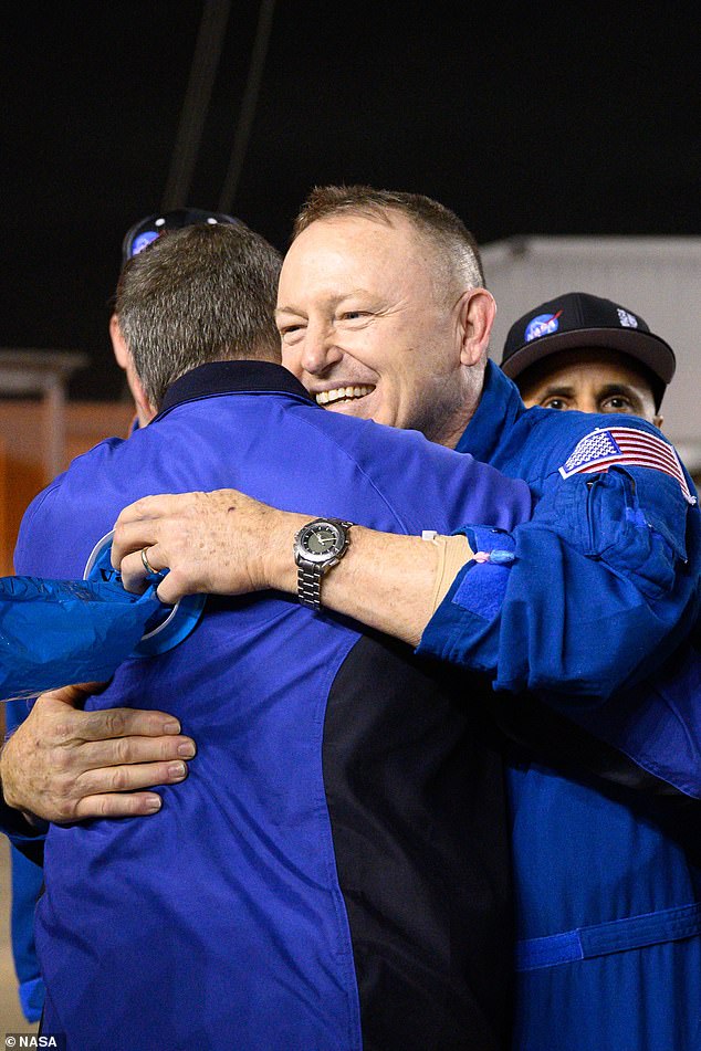 NASA releases new photos of astronauts emerging from medical tests