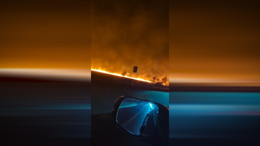 Raging brush fire shuts down access to Florida Keys