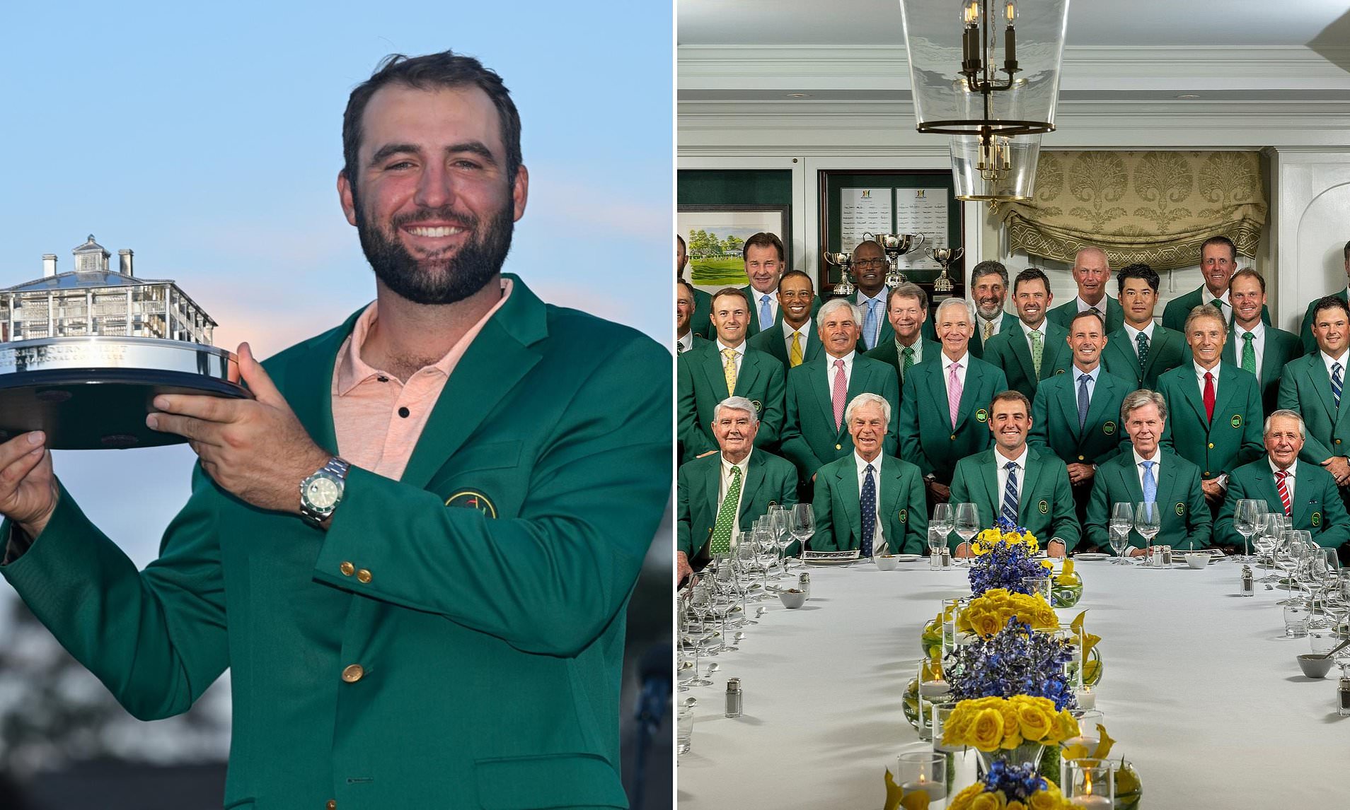Scottie Scheffler reveals Texas-inspired menu for Masters dinner... and ...