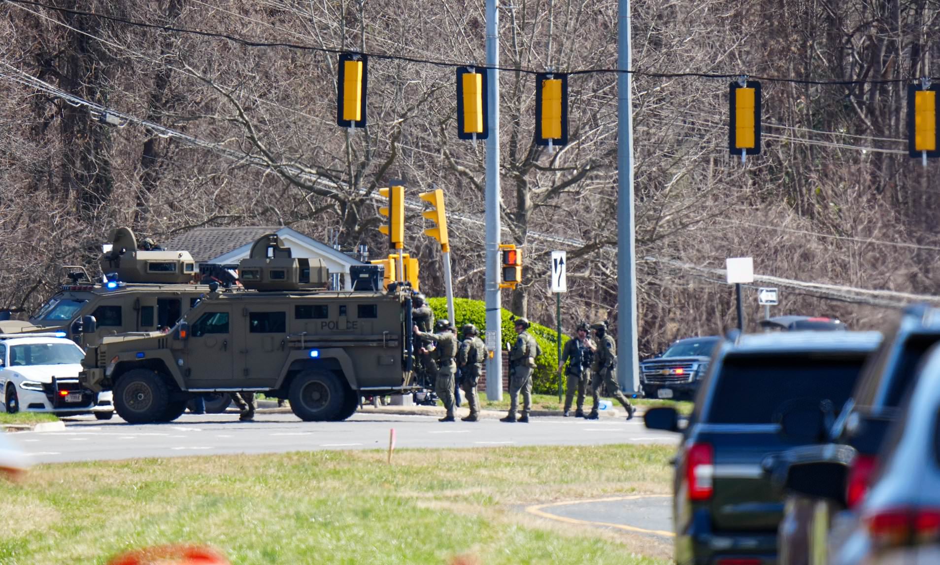 Chaos at CIA headquarters as 'man with gun' makes threats