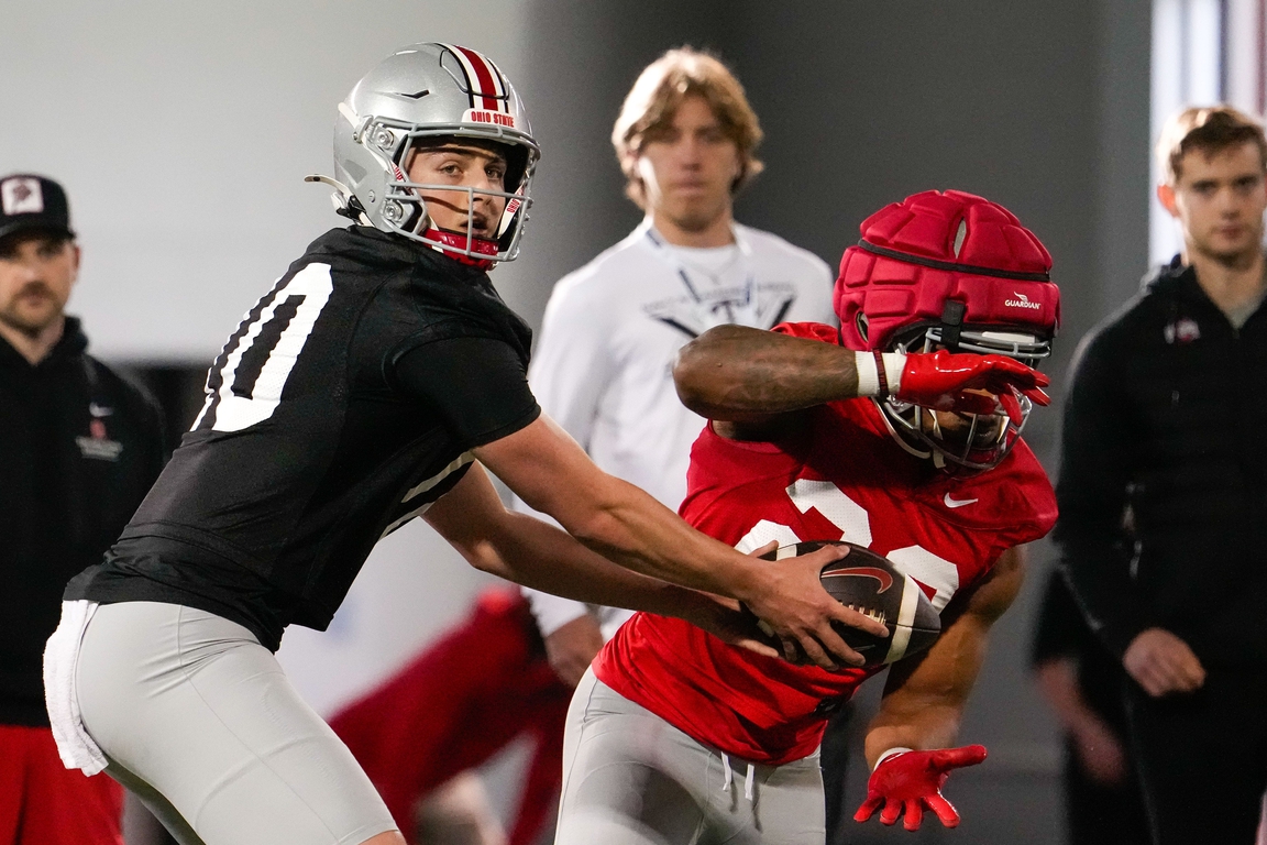 Inside the Action: Wednesday's Ohio State Buckeyes spring football practice