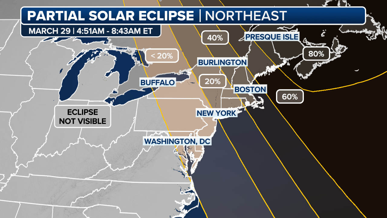 Sunrise partial solar eclipse happening this morning for parts of US