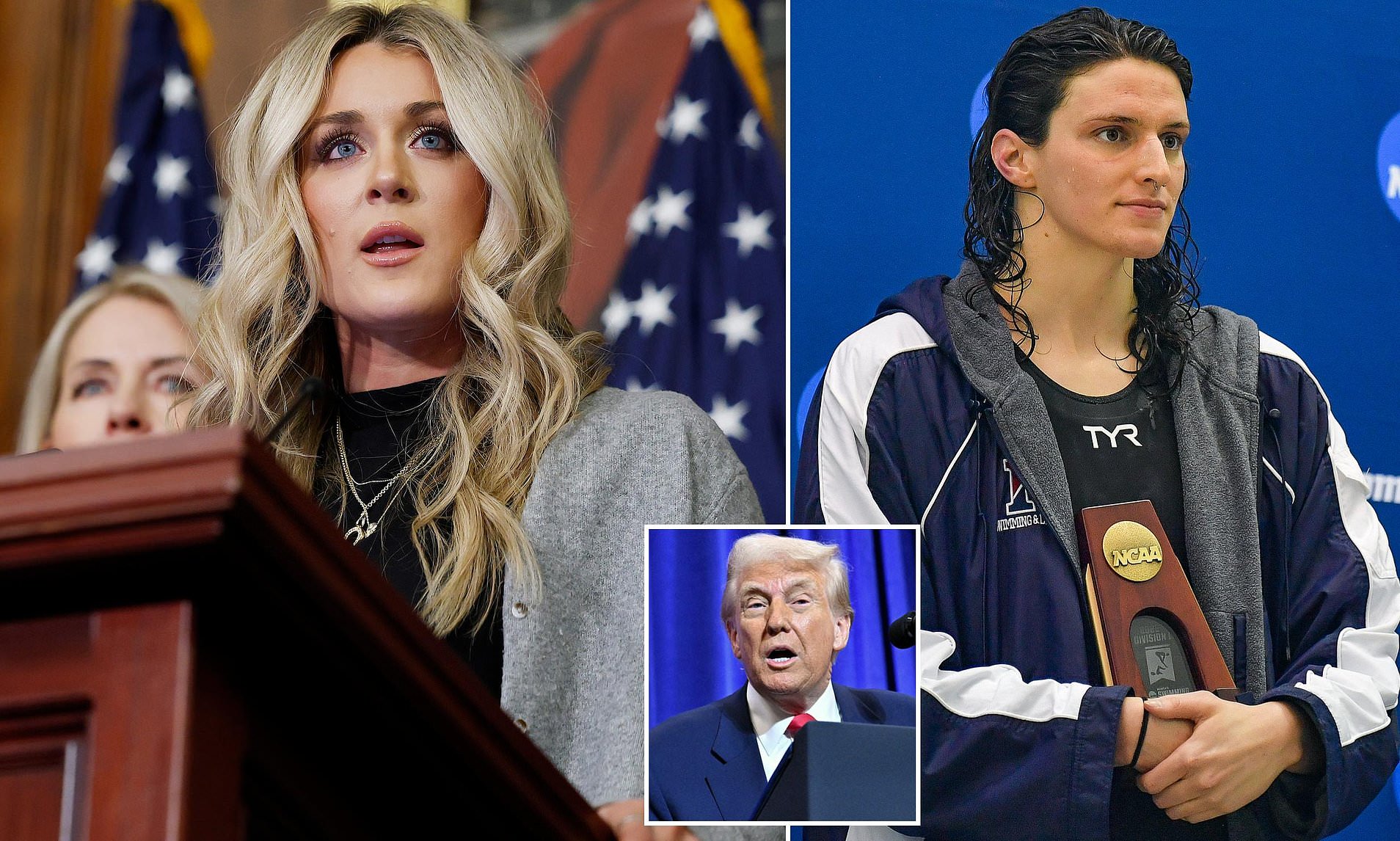 Riley Gaines hails Donald Trump for stopping $175m in funding to UPenn ...