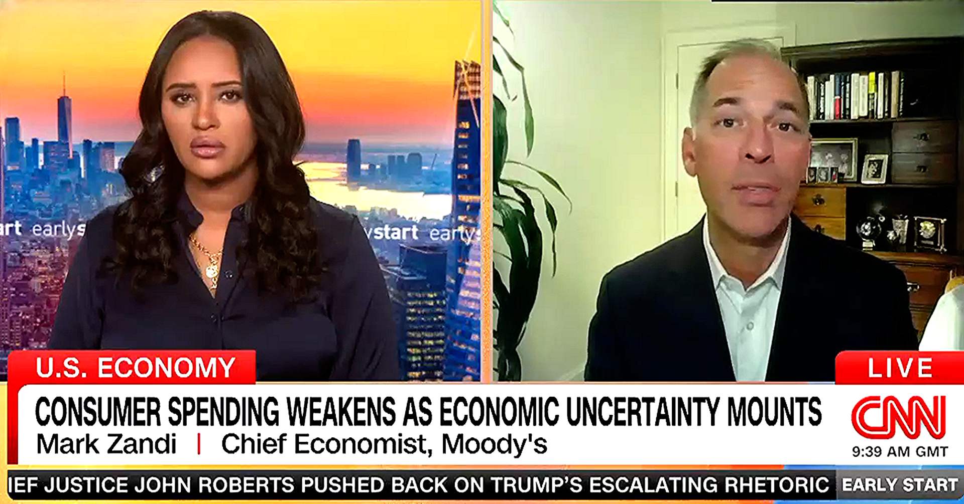 Moody’s Chief Mark Zandi Tells CNN Trump Is Tanking ‘Rip-Roaring ...