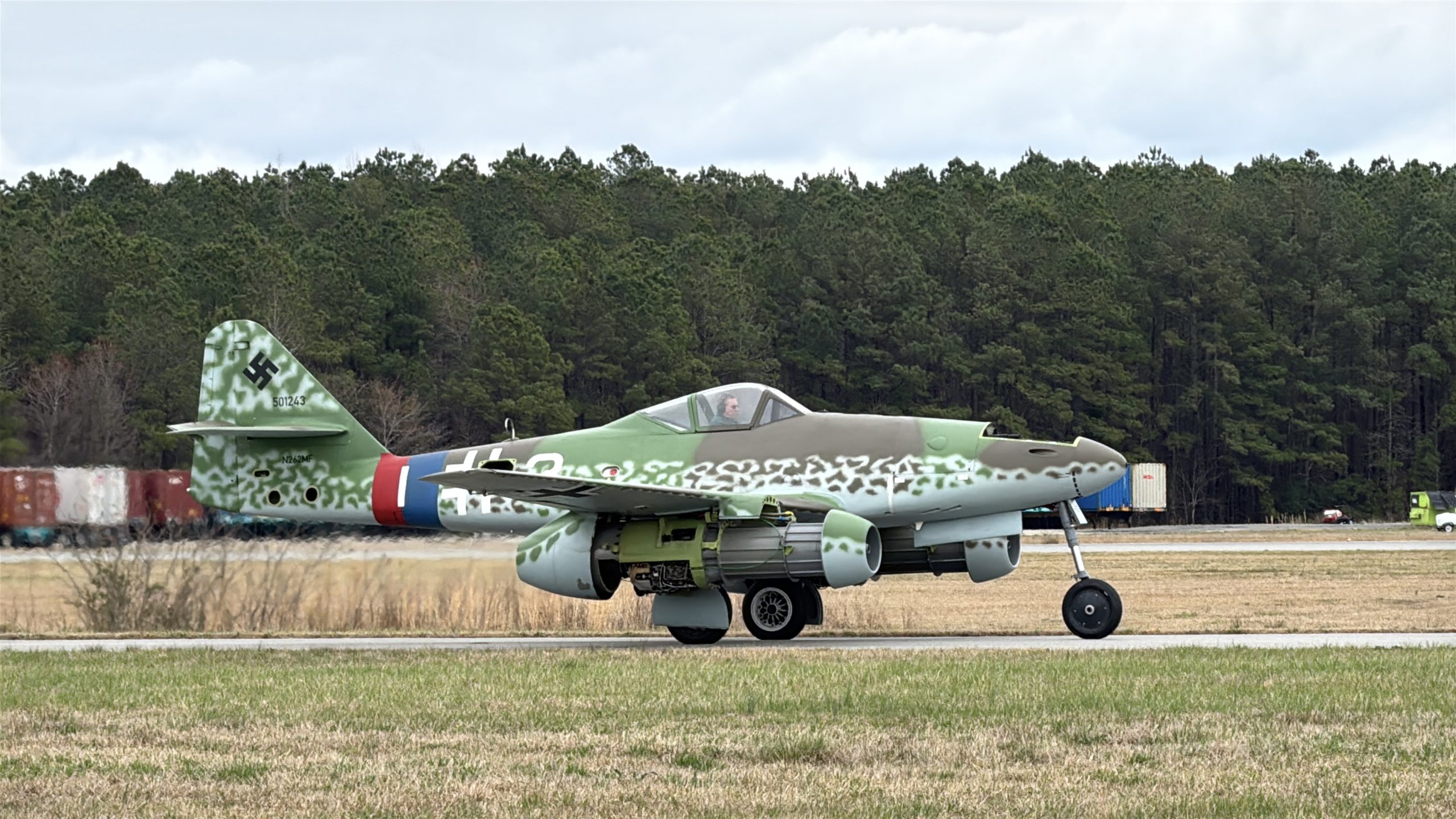 Military Aviation Museum Successfully Runs Engines on Its Messerschmitt ...