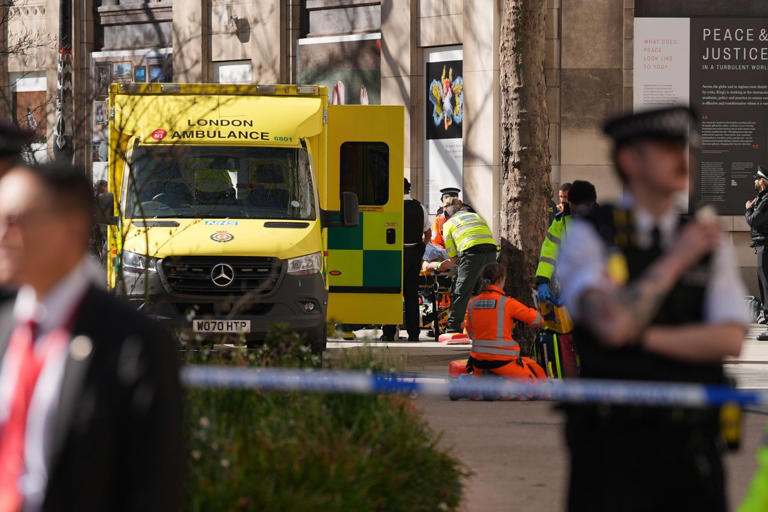 Woman, 27, in serious condition after fatal van crash in central London