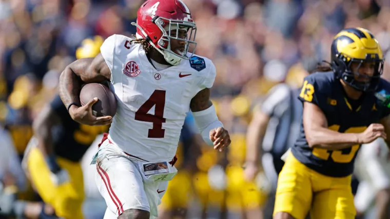 Jalen Milroe 40 time: Alabama QB impresses with speed at school's Pro Day