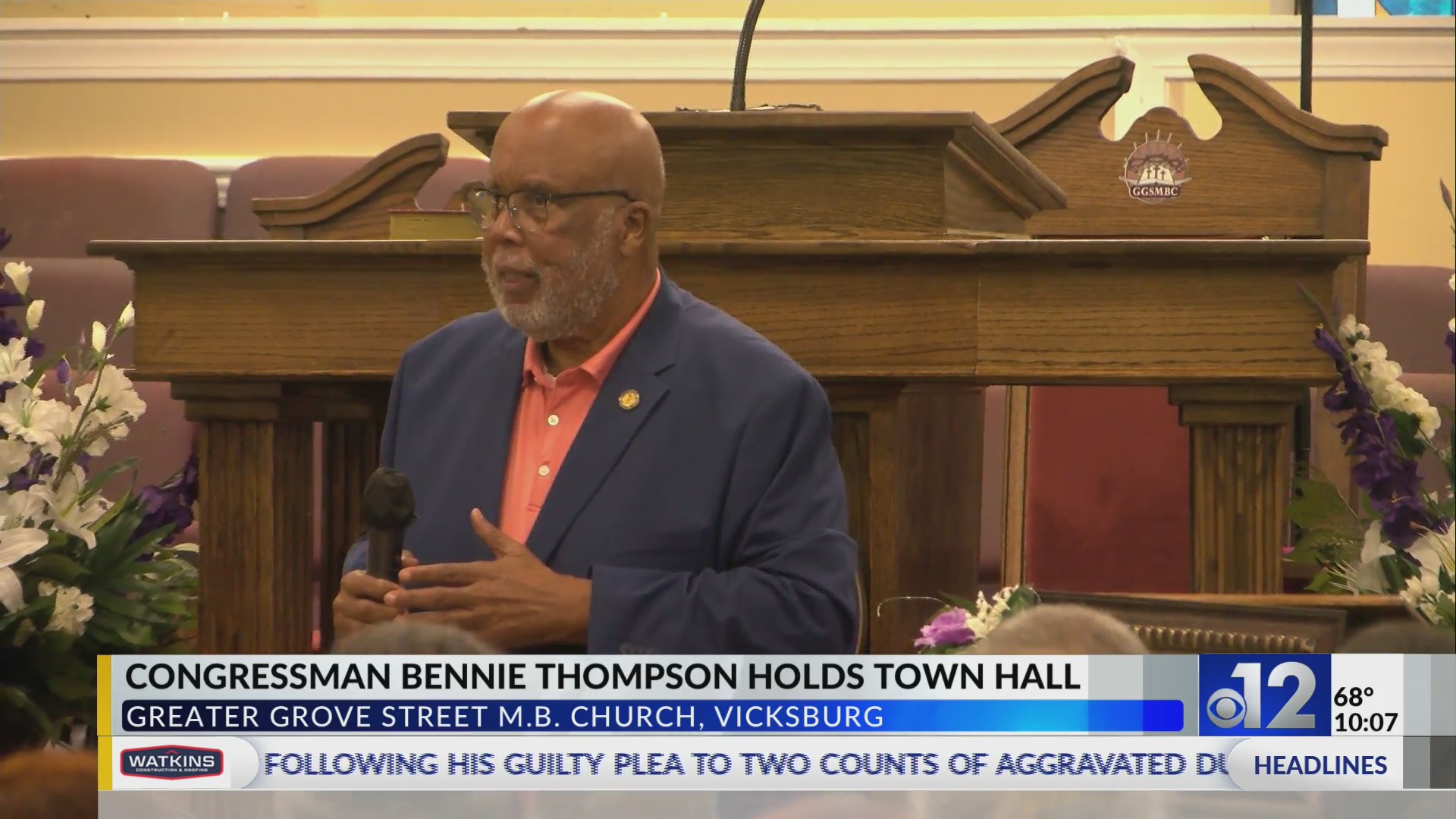 U.S. Rep. Thompson holds town hall in Vicksburg
