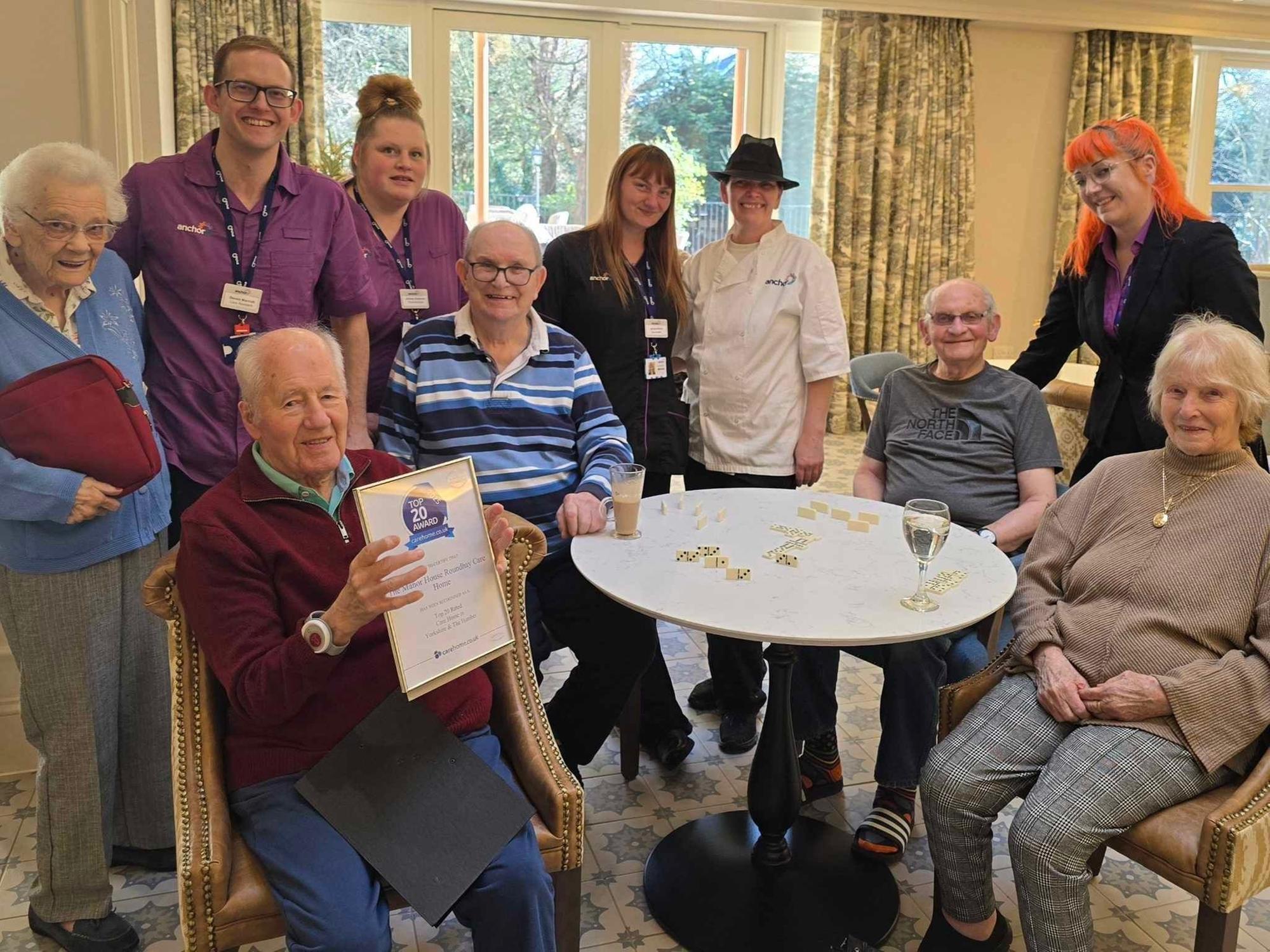 Three Anchor care homes named among top 20