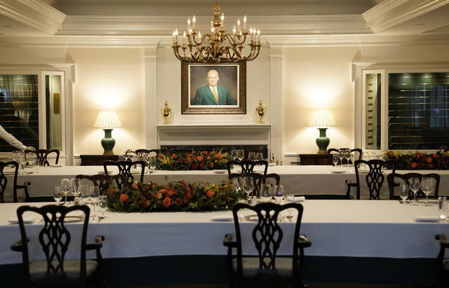 Masters Champions Dinner menus over the last 30 years