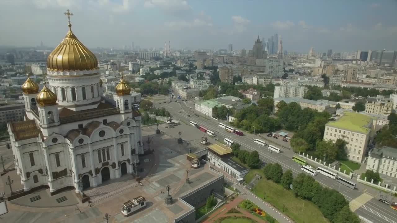Explore the Majesty of Moscow's Kremlin from the Sky