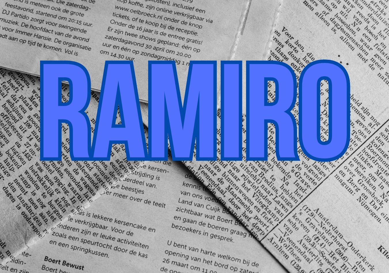 Cuál es el verdadero significado del nombre Ramiro