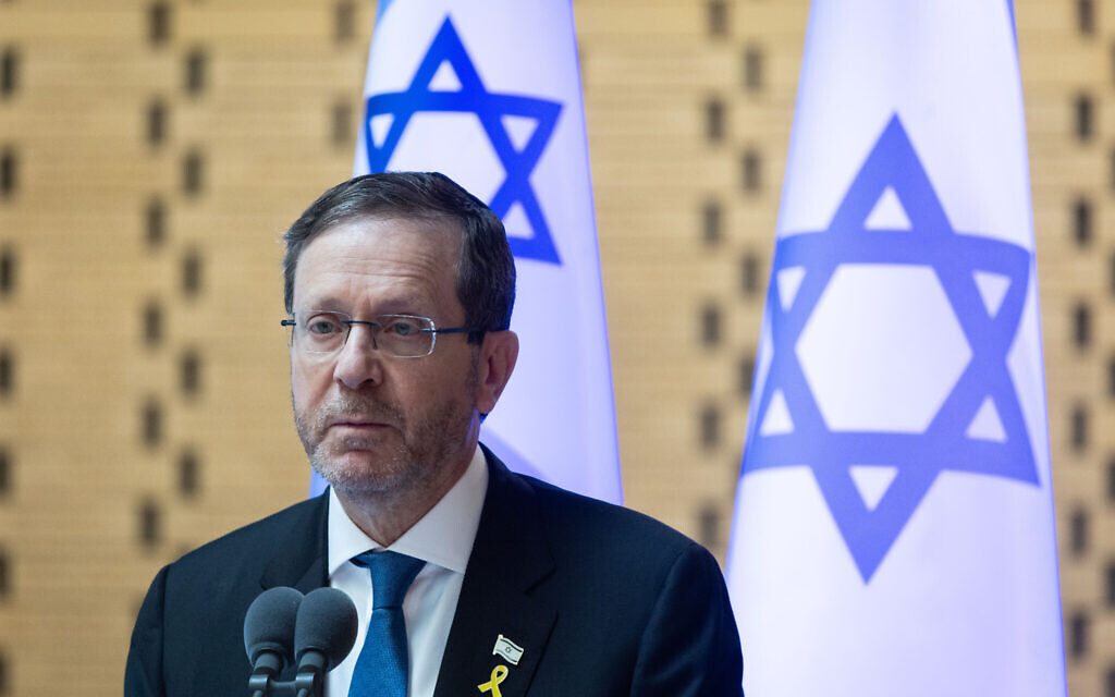 Aiming to salvage antisemitism confab, Herzog offers officials private ...