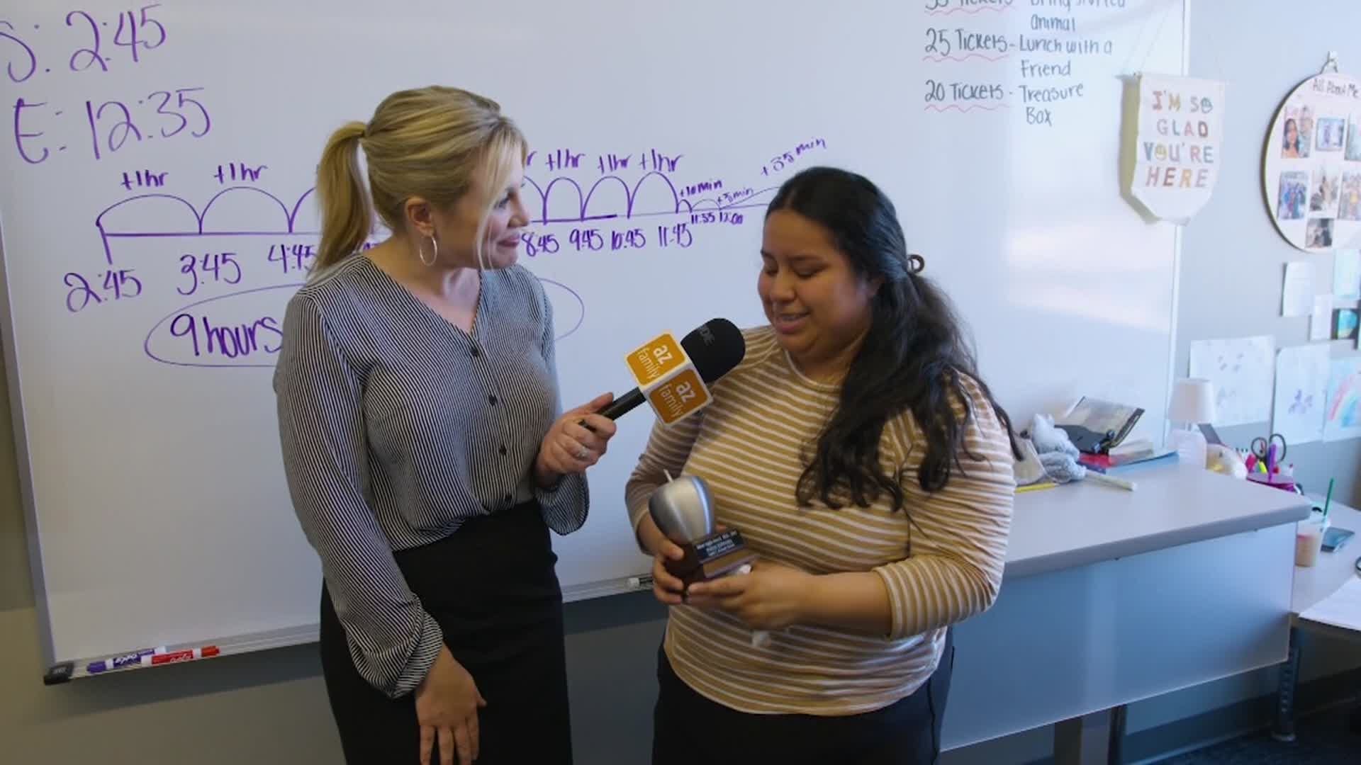 First-year teacher in Creighton School District awarded with Silver Apple