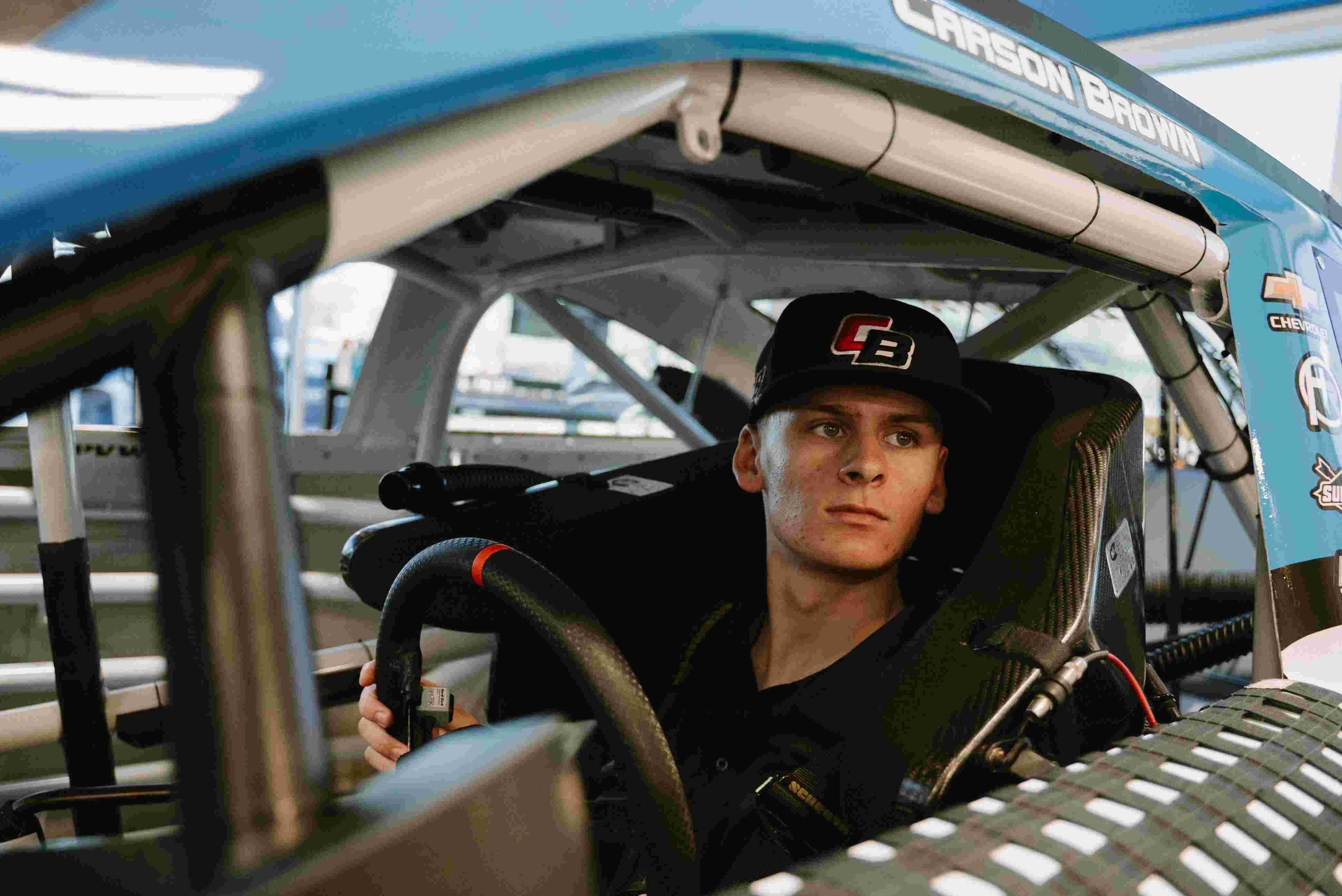 At 16, he's debuting under NASCAR tent. Carson Brown racing at Five ...