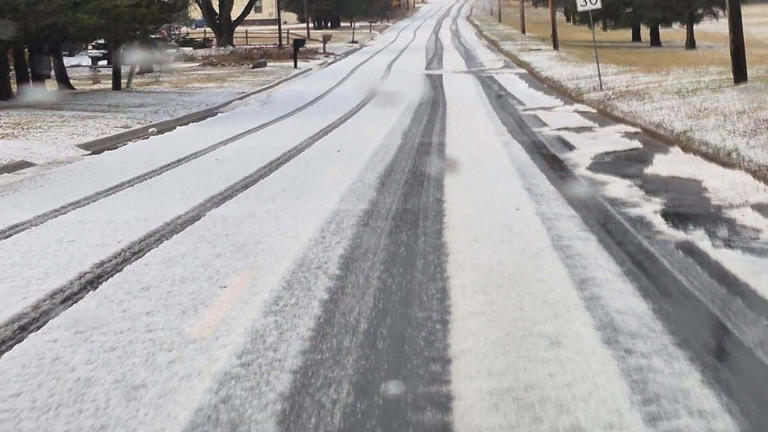 PHOTOS: Dust and hail from Wednesday's storm in eastern Iowa