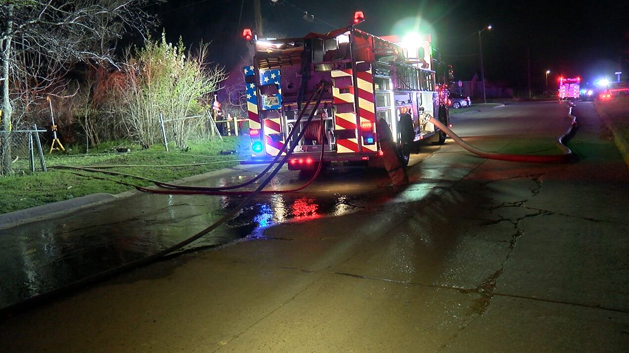 Lawton fire crews respond to early morning house fire off NW Andrews Road