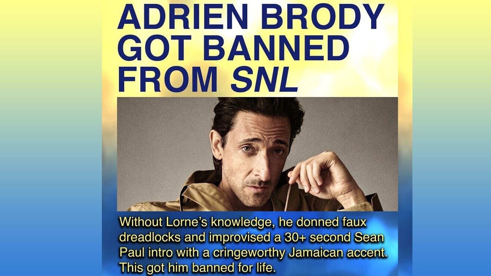 10 Times a Non Comedian Did It All For Laughs and Totally Whiffed