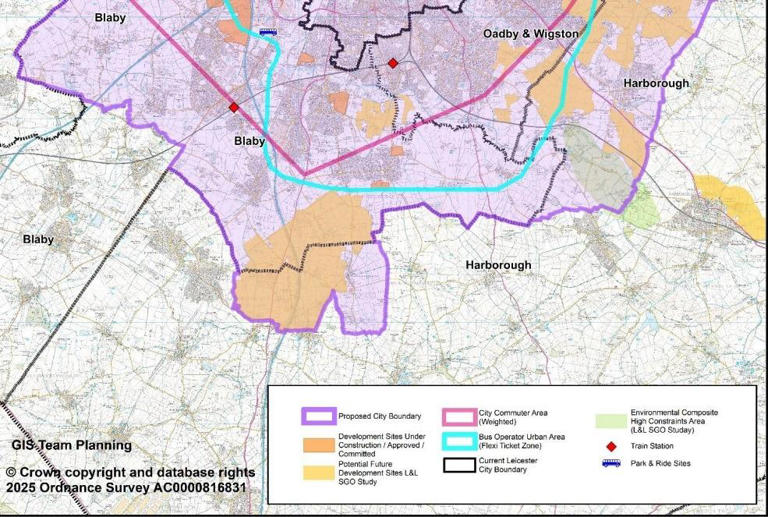 Leicester city's boundary could extend into Harborough district amid ...