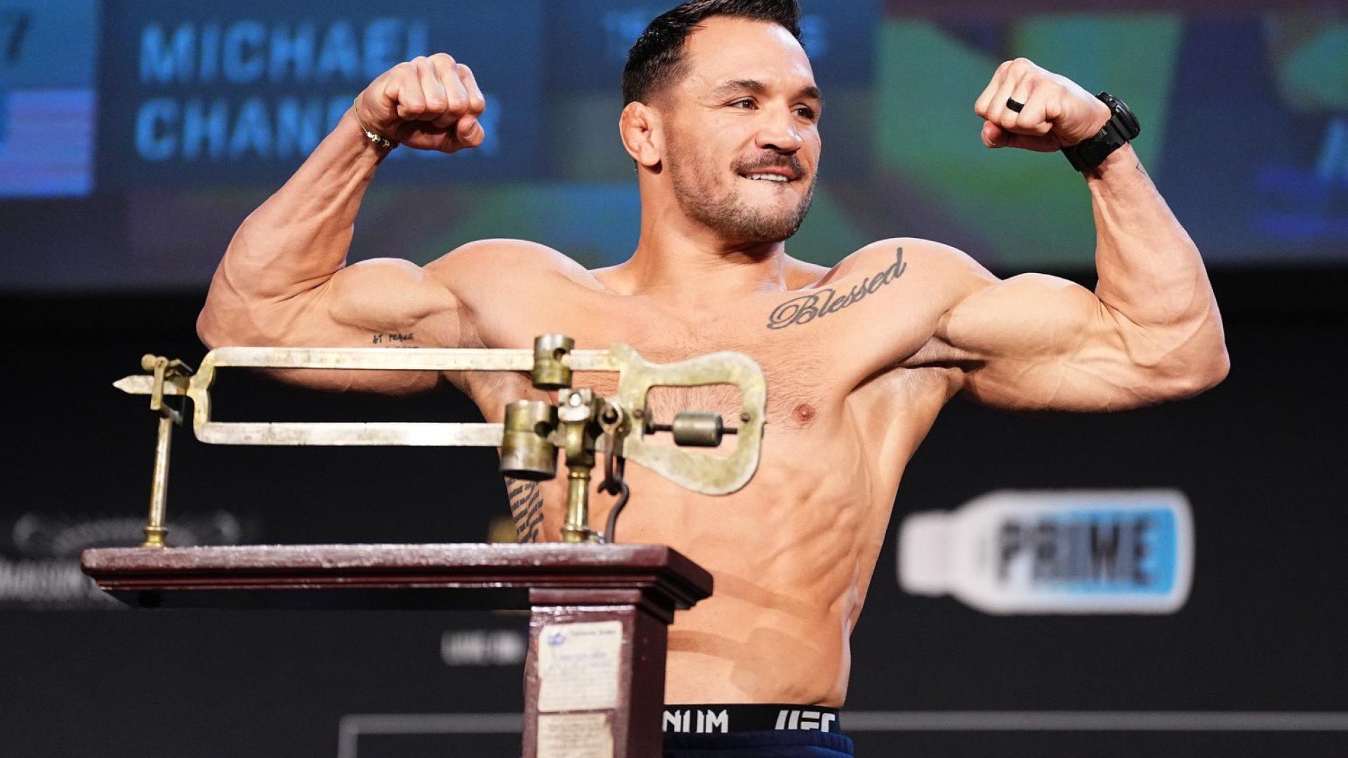 Michael Chandler alaba el cambio de categoría de Topuria: "Esto ya era ...