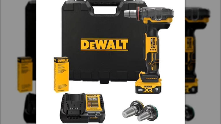 Yes, DeWalt Does Make A PEX Crimper Tool (And Here's How Much It Costs)