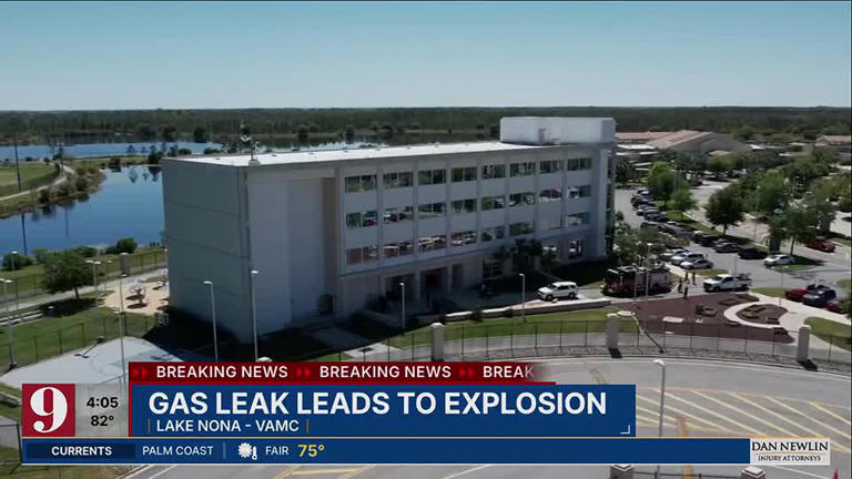 2 injured in gas leak explosion at Orlando VA Medical Center