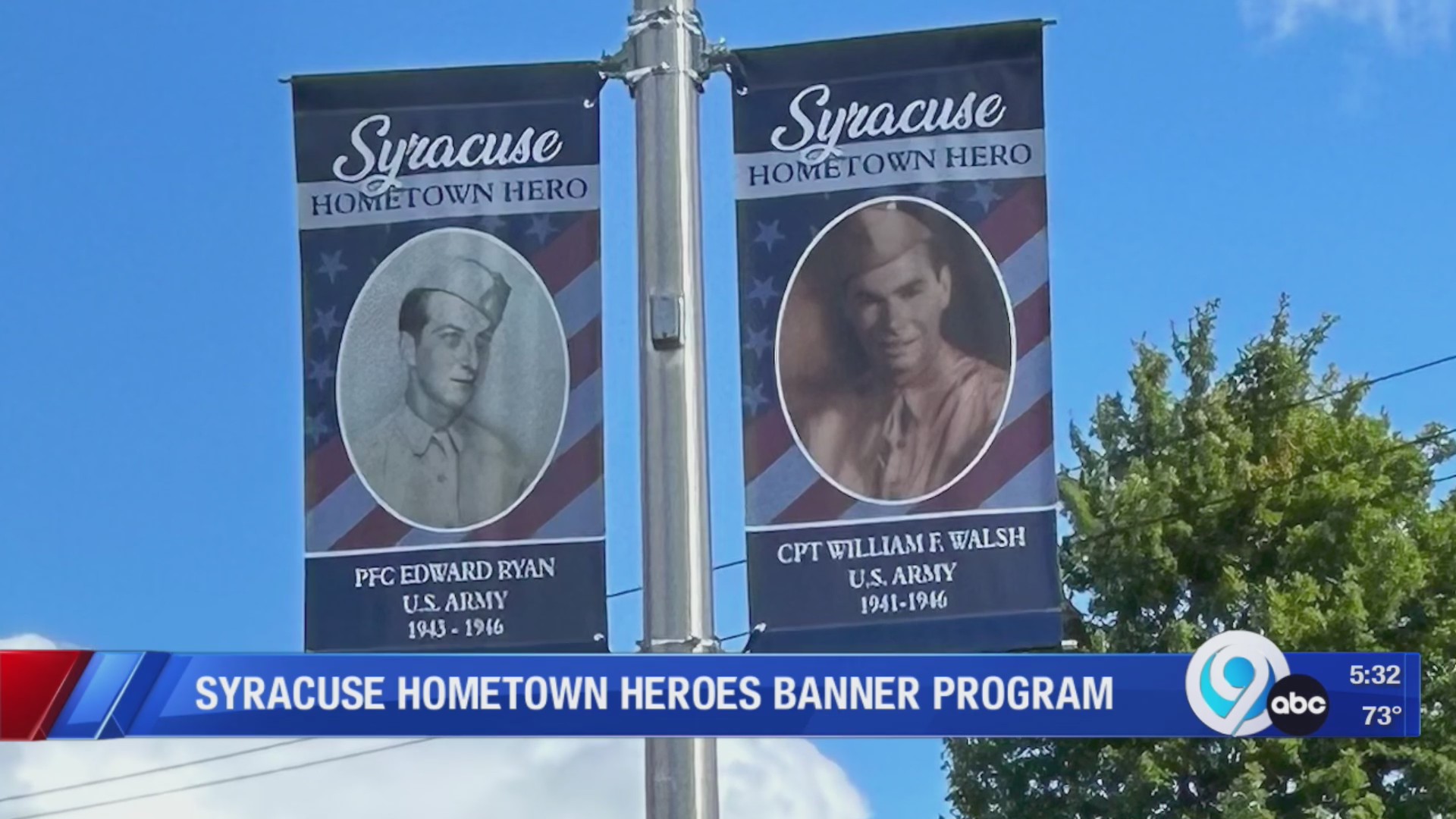 Syracuse Hometown Heroes Banner program