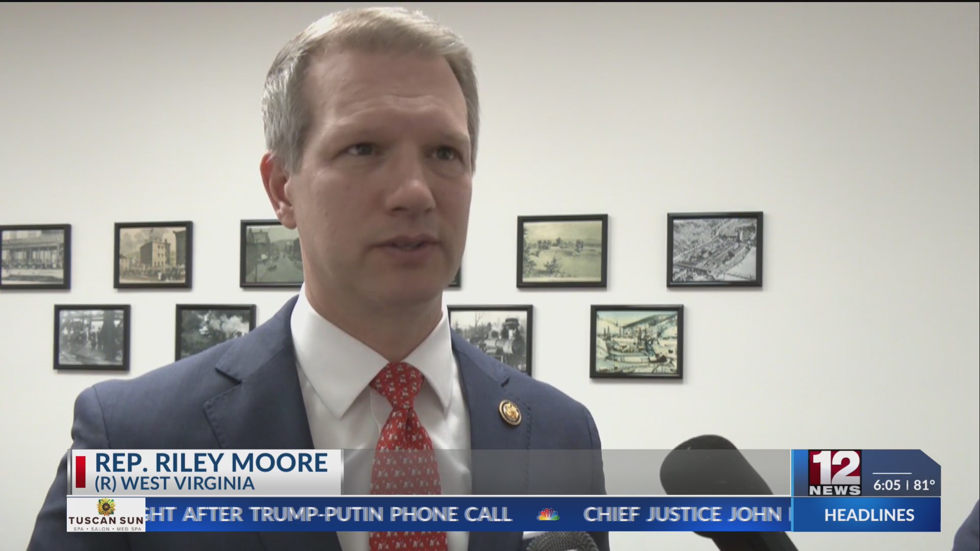 Rep. Riley Moore responds to Monday's Morgantown protest