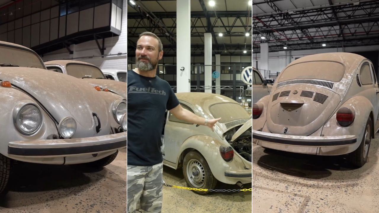 Unglaubliche Wiederentdeckung: Alte Volkswagen mit 0 km werden nach 20 ...
