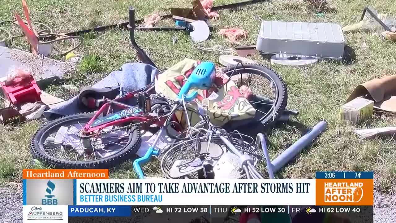 BBB: Scammers aim to take advantage after storms hit