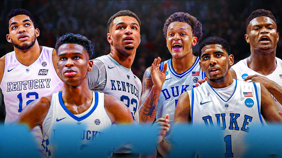Ranking 2025 NCAA Tournament teams based on current NBA stars