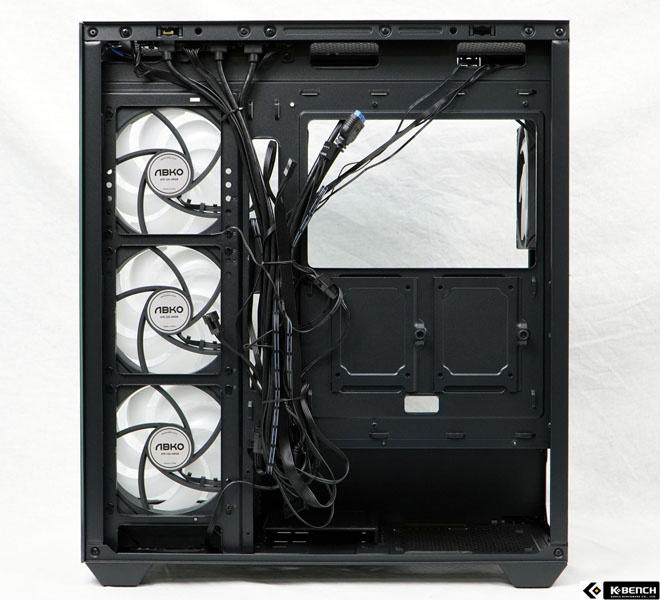 효율적인 공간의 5팬 제공 ATX PC 케이스, 앱코 UH40 킬러웨일 ARGB