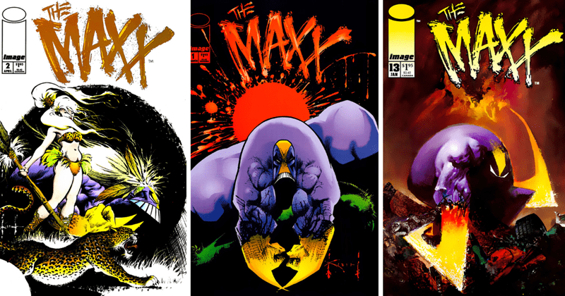 Take a Moment to Appreciate All 35 Covers of The Maxx Comic Book Series