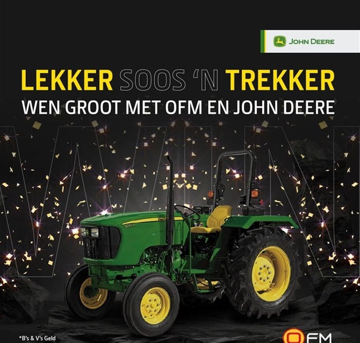 Win a brand-new John Deere tractor with OFM!