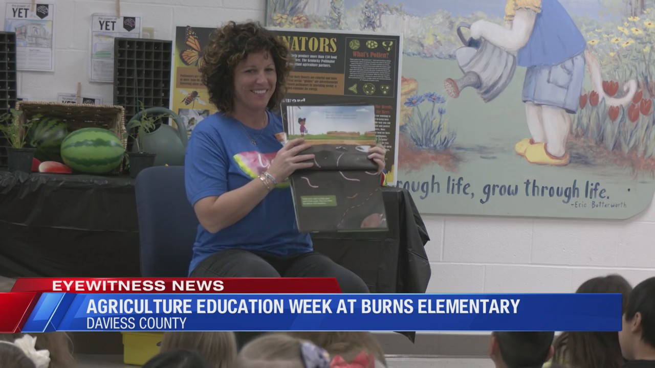 Cecil Farms Owner educates on agriculture at Burns Elementary School
