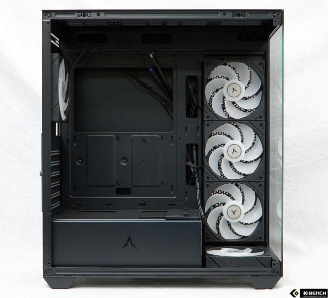 효율적인 공간의 5팬 제공 ATX PC 케이스, 앱코 UH40 킬러웨일 ARGB